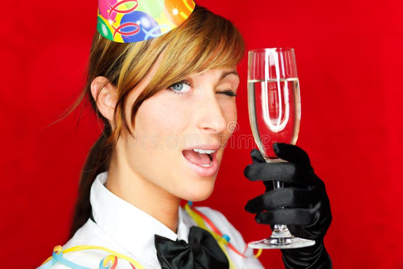 Partytime stock photo. Image of alcohol, christmas, face - 16465176