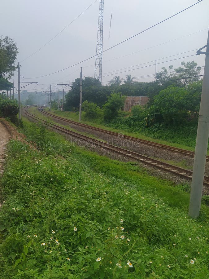 Parung Panjang Electric Railway, Bogor, West Java Stock Photo - Image ...