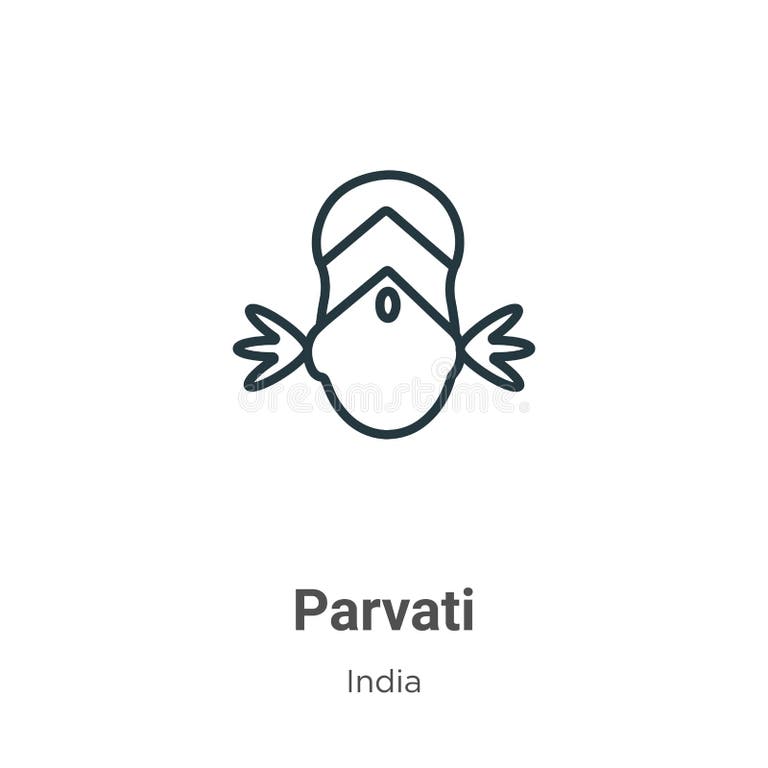 Parvati Outline Stock Illustrations – 473 Parvati Outline Stock ...