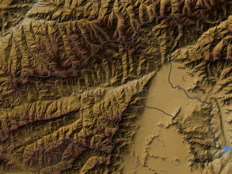 Parwan, Afghanistan. Physical Stock Photo - Image of administrative ...