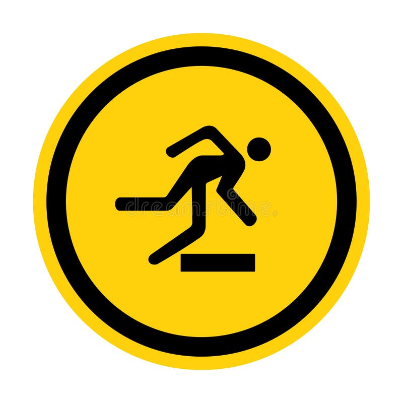 Let Op: Symbool Voor Verplaatsen Van Machines Soldeer Op Witte ...