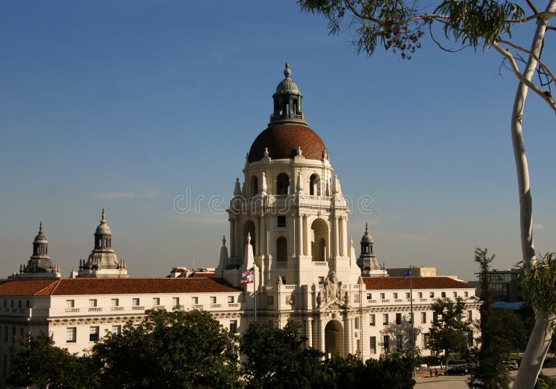 Pasadena CA City Hall stock image. Image of city, building - 18945135