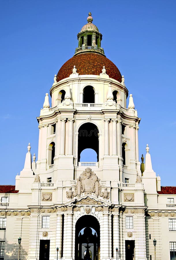 Pasadena City Hall stock photo. Image of structure, offices - 31314690