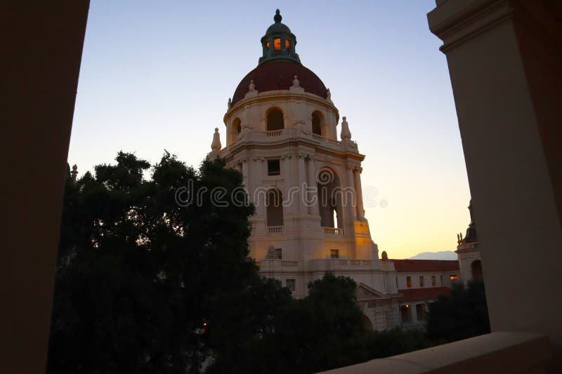 Pasadena (LA County), California: Pasadena City Hall Editorial Stock ...