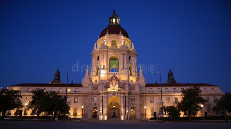 Pasadena (LA County), California: Pasadena City Hall Editorial Stock ...