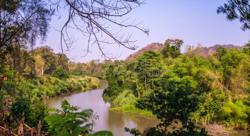 Pasak river of Thailand stock photo. Image of beauty - 70251504