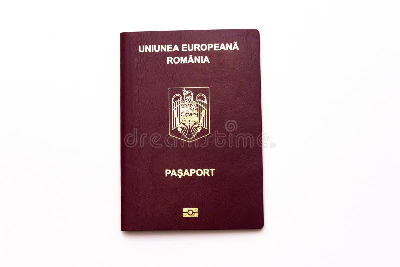 Pasaporte rumano foto de archivo. Imagen de rumania, extranjero - 8210770