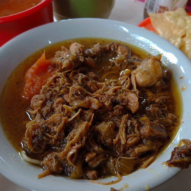 Pasar Raya Padang, 25 January 2023, a Bowl of Chicken Noodles Stock ...