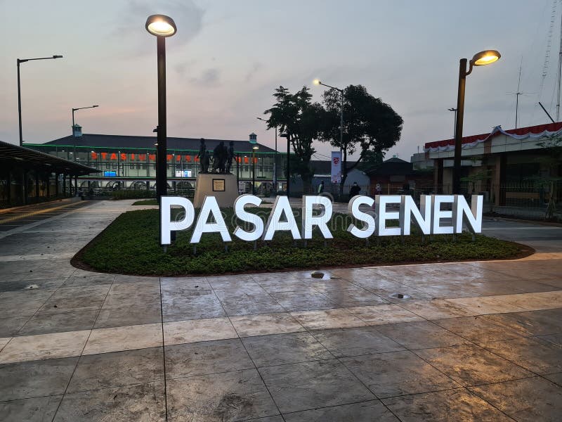 Pasar Senen Station New Image Editorial Stock Photo - Image of town ...