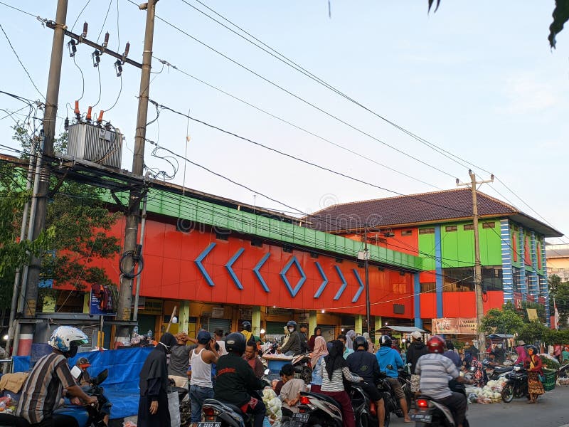 Pasar Tradisional Indonesia Editorial Stock Image - Image of ...