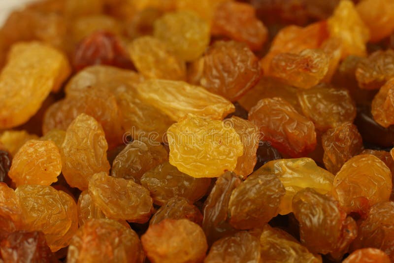 Pasas Amarillas Frutos Secos Cerrados Imagen de archivo - Imagen de ...