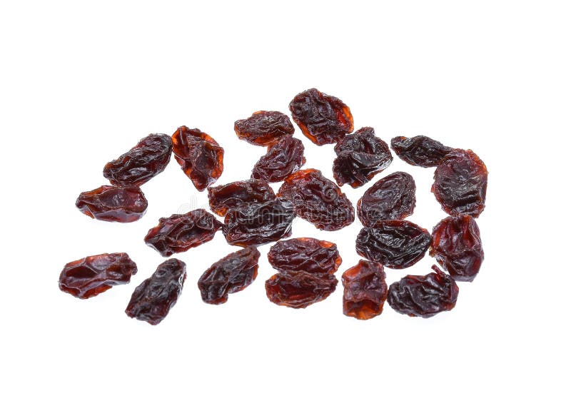 Pasas Secas Aisladas Sobre Fondo Blanco Imagen de archivo - Imagen de ...
