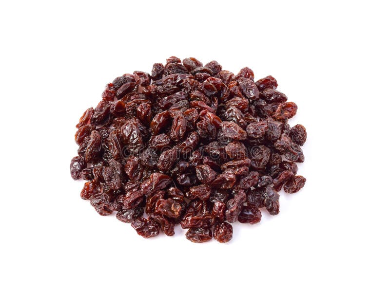 Pasas Secas Aisladas Sobre Fondo Blanco Foto de archivo - Imagen de ...