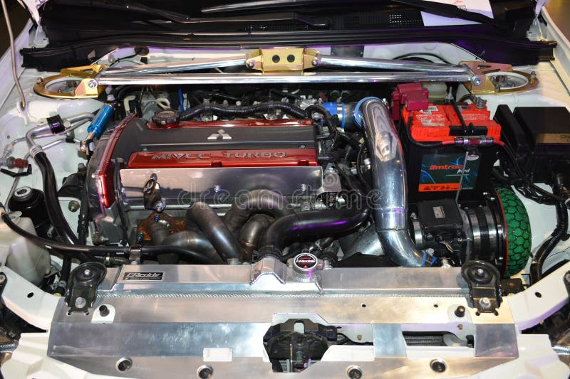 Mitsubishi Lancer Evolution Mr Engine at JDM Underground Car Show in ...