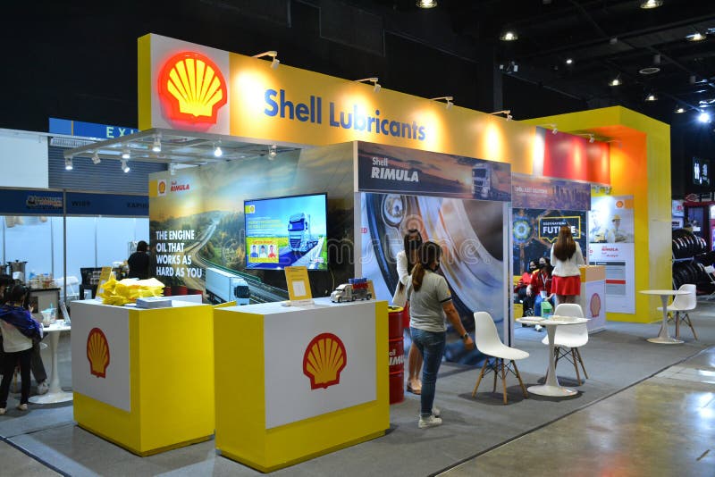 Shell Booth at Manila International Auto Show in Pasay, Philippines ...