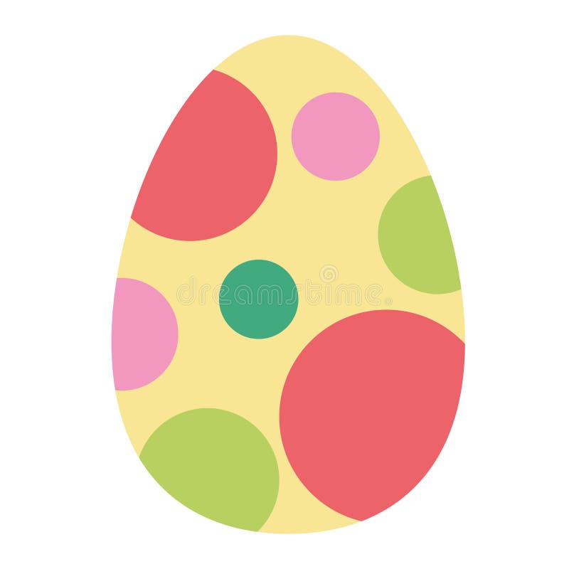 Paschal easter egg. stock vector. Illustration of season - 107234652