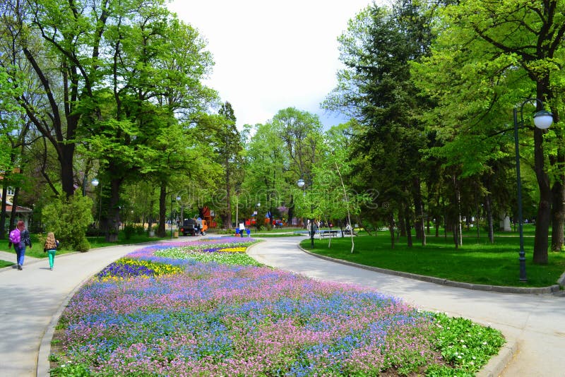 Paseos Del Parque De La Ciudad Foto de archivo editorial - Imagen de ...