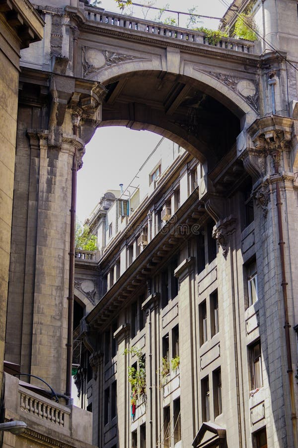 Paseos Phillips En Plaza De Armas En Santiago De Chile Foto de archivo ...