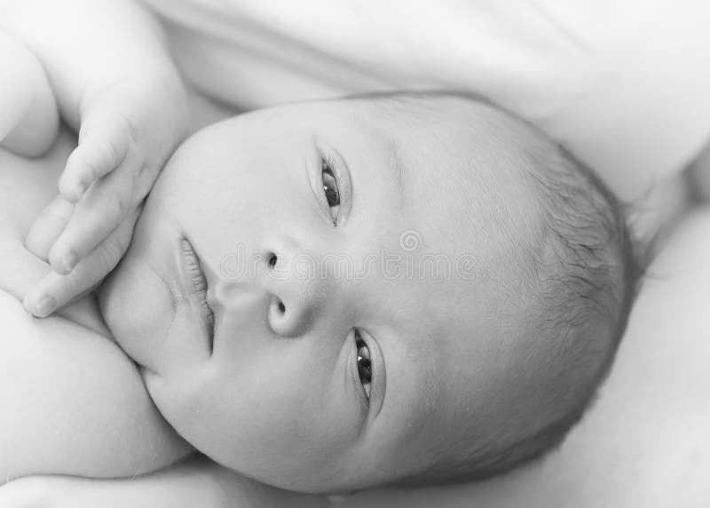 Pasgeboren ogen stock foto. Image of baby, liefde, leven - 34128306