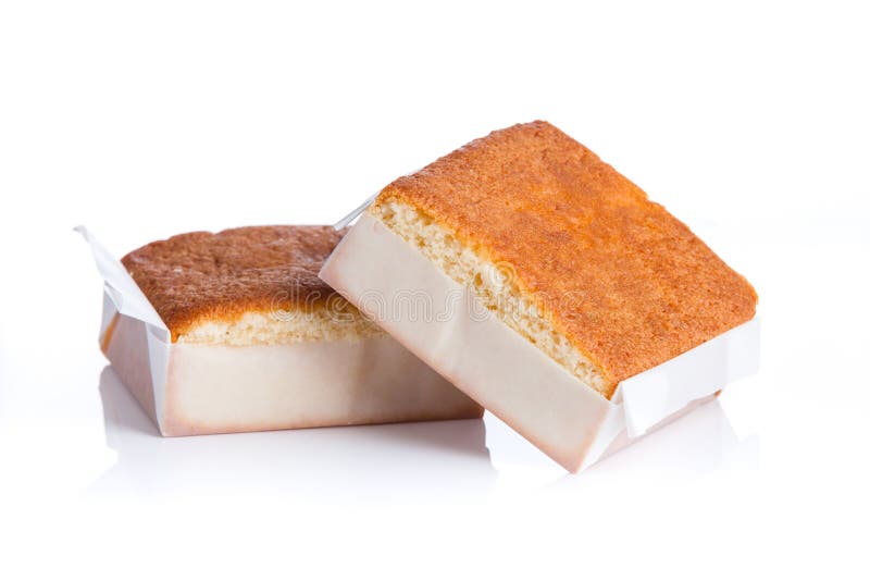 Pasiego De Sobao En El Fondo Blanco Imagen de archivo - Imagen de ...