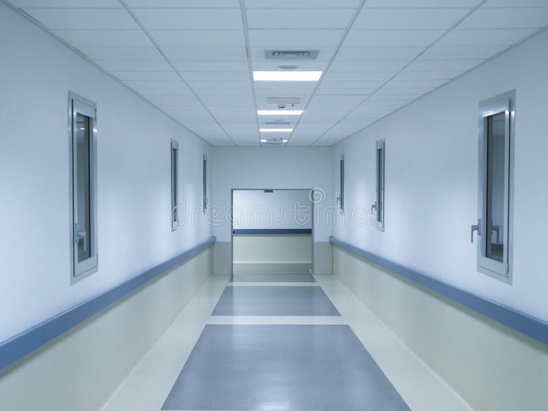 Pasillo del hospital imagen de archivo. Imagen de moderno - 36379503