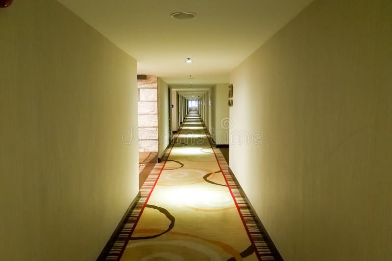 Pasillo Oscuro Y Vacío Con La Luz Natural Disponible De La Ventana Foto ...
