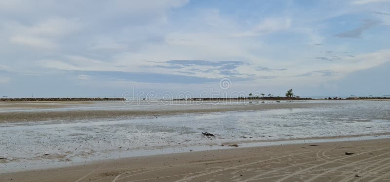 Pasir Padri Beach, Bangka Island Stock Photo - Image of sand, island ...