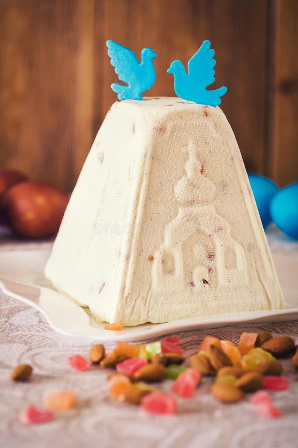Paskha - Traditional Russian Easter Dessert Stock Image - Image of ...