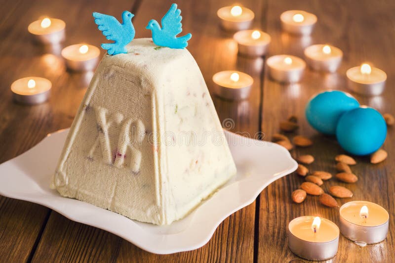 Paskha - Traditional Russian Easter Dessert Stock Image - Image of ...