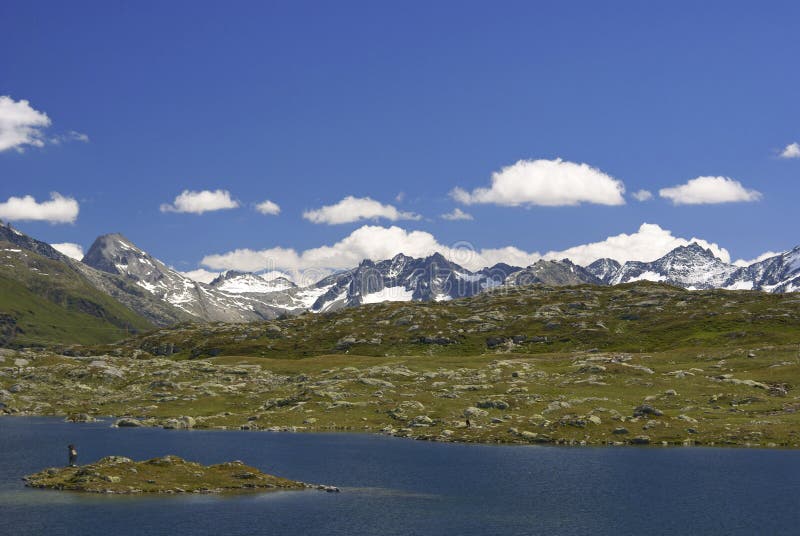 Paso de Grimsel foto de archivo. Imagen de cielo, suiza - 36318602
