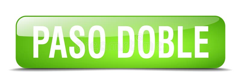 Paso doble button stock vector. Illustration of glossy - 119901690