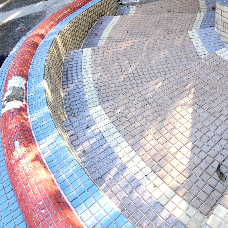 Pasos Y Acera Del Ladrillo Del Detalle Foto de archivo - Imagen de ...