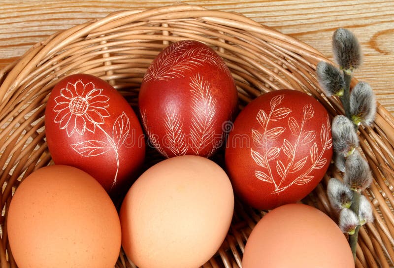 Pasqua fotografia stock. Immagine di sfondo, uova, decorazione - 4384570