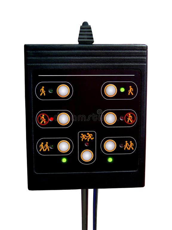 Pass Control Panel, Black, Plastic, Bank Security, Stock Image - Image ...