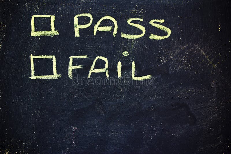 Pass or Fail checkbox stock image. Image of decision - 37396639