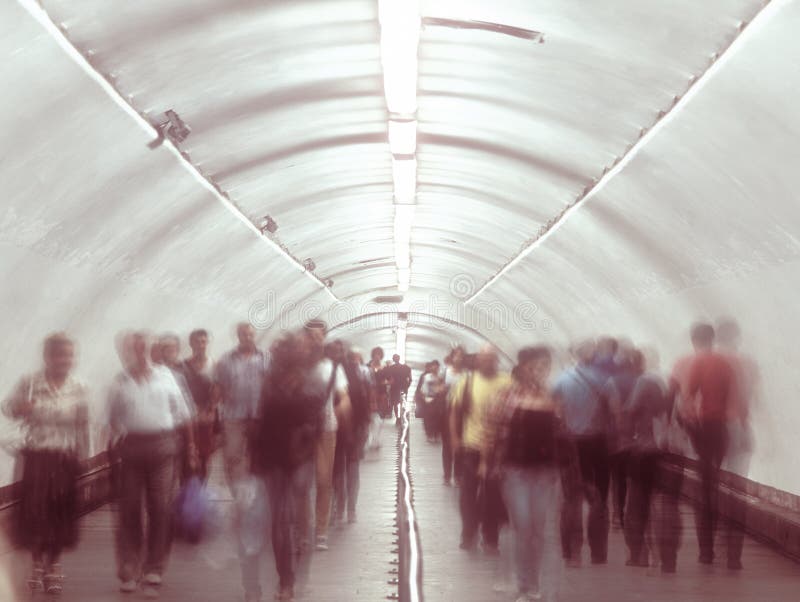 Abstract crowd movement stock photo. Image of metro, haste - 453142