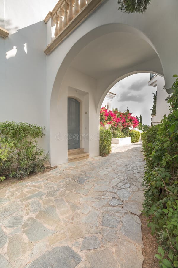 Passage / Entrance Gate Mediterranean Style Stock Photo - Image of ...