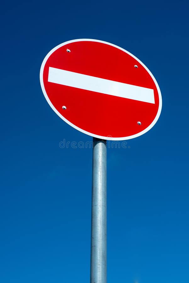 No passage traffic sign stock photo. Image of wooden - 295494070