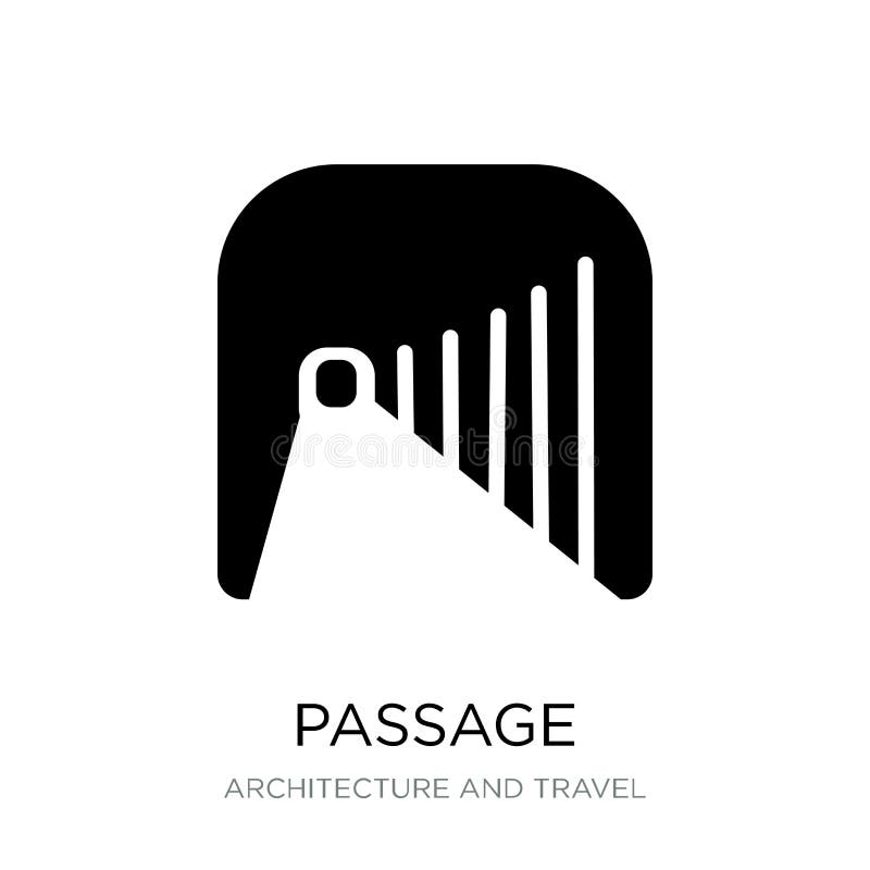 Passage Icon in Trendy Design Style. Passage Icon Isolated on White ...