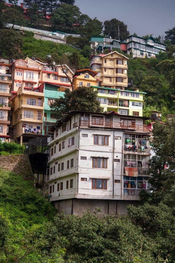 Typical Buildings in Shimla from the Radisson Jass, Shimla Editorial ...
