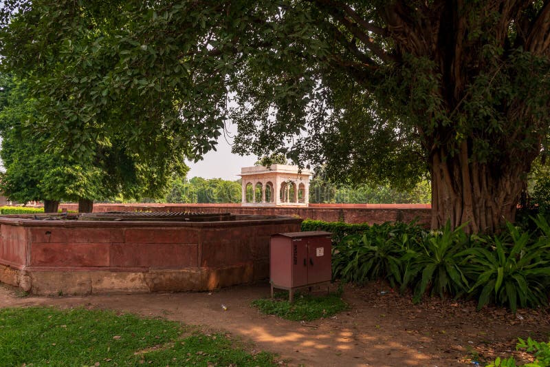 Building Inside the Red Fort, Old Delhi Editorial Stock Image - Image ...
