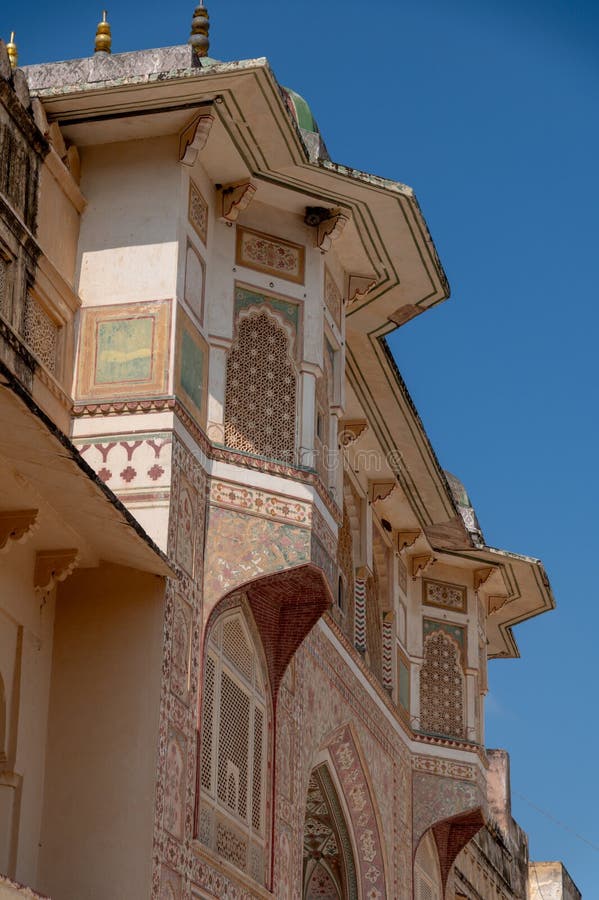 Ganesh Pol in the Amber, Fort Amer , Rajasthan, India Editorial Image ...