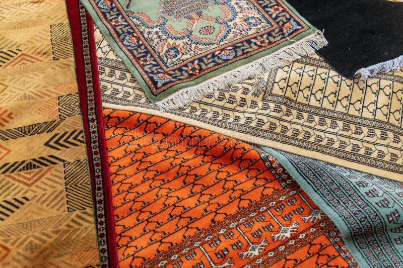 Carpets and Rugs at a Textile Factory in Jaipur Editorial Photo - Image ...