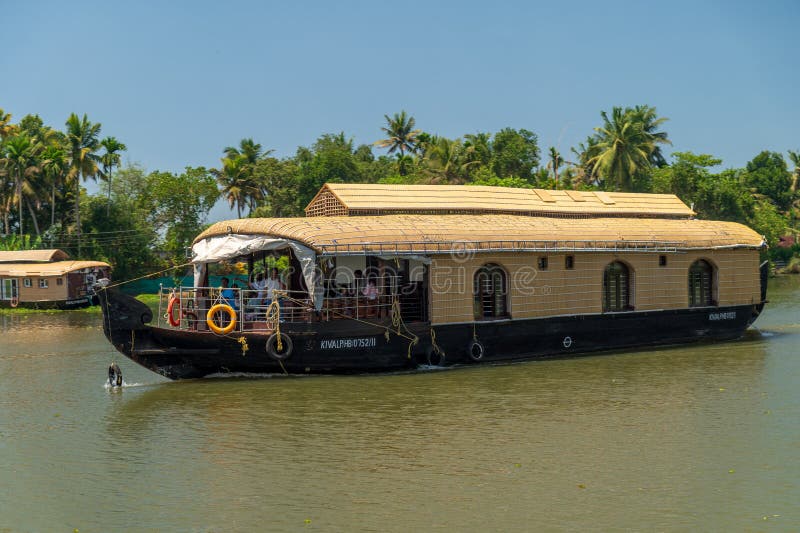 Houseboats in the Kerala Backwaters Editorial Photography - Image of ...