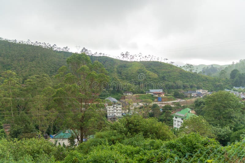 Grey Day Near Munnar from the Tea County Hill Resort Stock Image ...