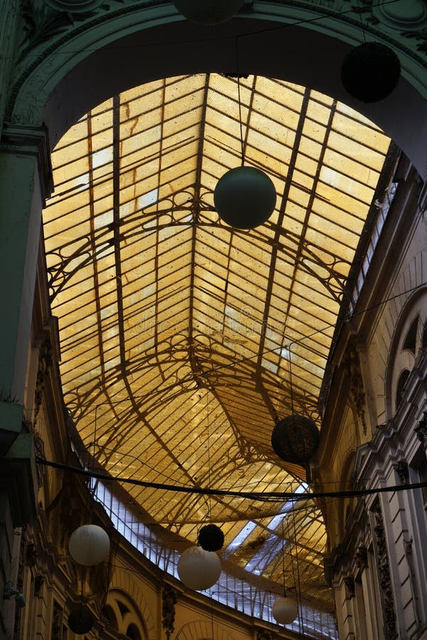 Passage Macca-Villacrosse in Bucharest Stock Photo - Image of macca ...
