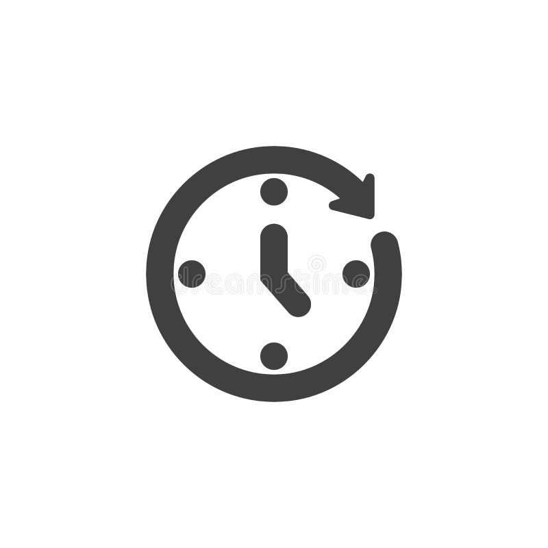 Passage time line icon stock vector. Illustration of linear - 105782161