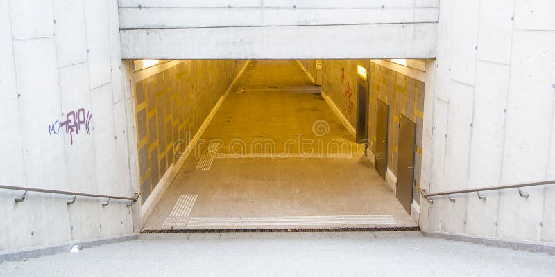 Passage under road stock image. Image of text, corridor - 36383285