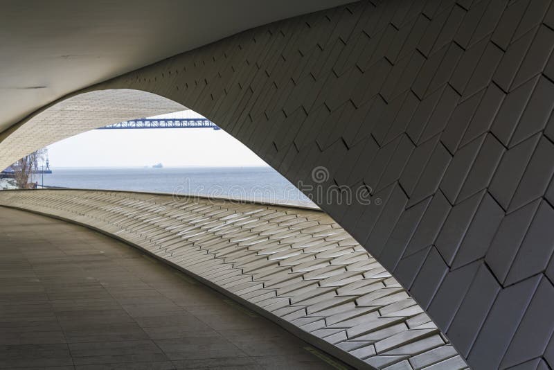 Passage with View To the River Editorial Stock Image - Image of ...