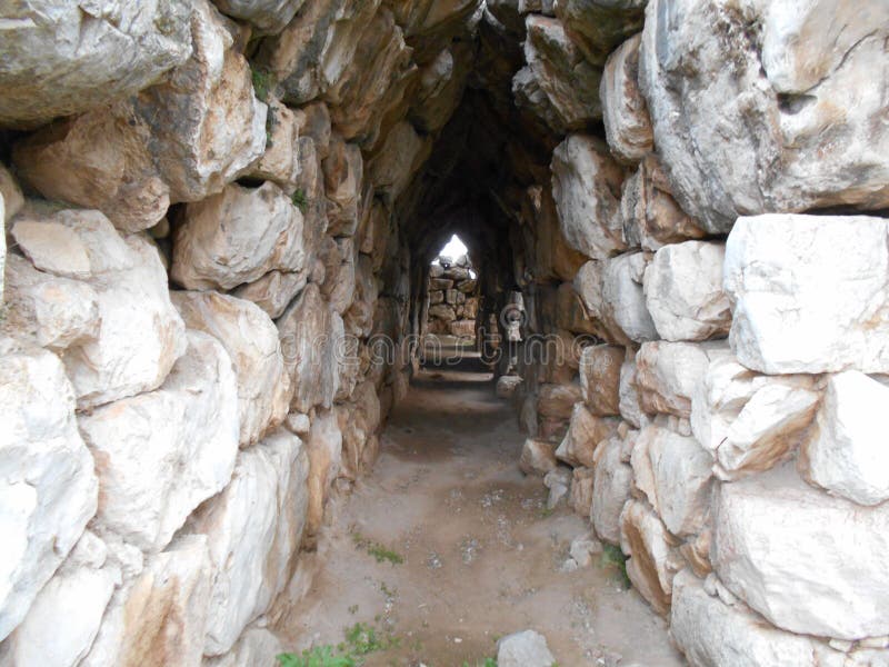 Passageway through Ancient Wall Stock Photo - Image of passageway ...